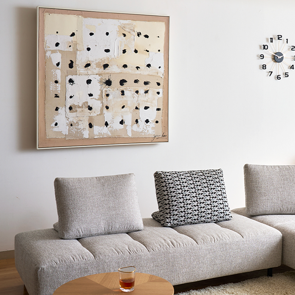 クリエイティブドット 120x120cm フレームピクチャー - アート・インテリア絵画の通販 ｜リビングハウス【公式】家具・インテリア雑貨のLIVING HOUSE.オンラインストア